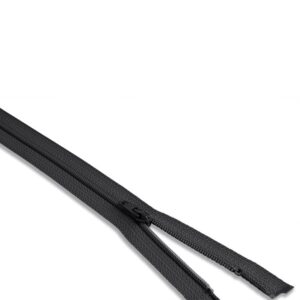 YKK #3 24″ Nylon Coil Jacket Zipper – Black – Little Shop of Hammocks